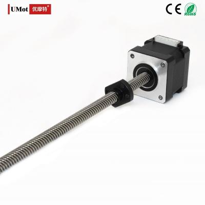 Cina 35 mm Mini Micro Hybrid Step Stepping Nema 14 Linear Stepper Motor per UAV con stampante 3D in vendita