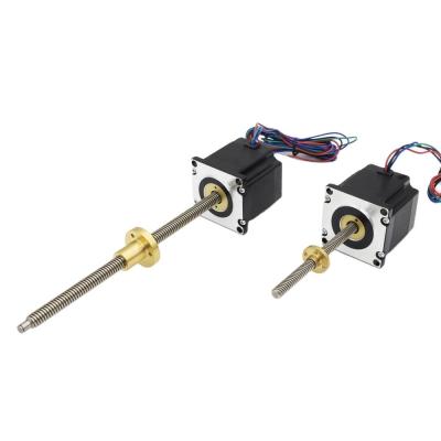 Cina Nema 23 Hybrid Linear Stepper Motor Actuator 1300/1900mN.m Torque di tenuta della vite a piombo in vendita