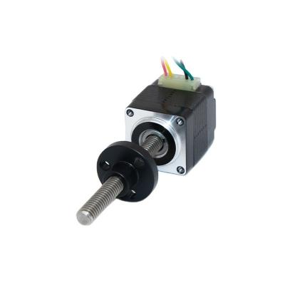 Cina 2 mm Rod threaded Nema 8 Linear Stepper Motor 25/30mm Lunghezza 0,4/0,5A per la produzione in vendita