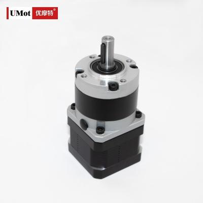 Cina 57*55/ 57*76mm Lunghezza del motore Nema 23 Motore passo-passo con motori a ingranaggi planetari in vendita