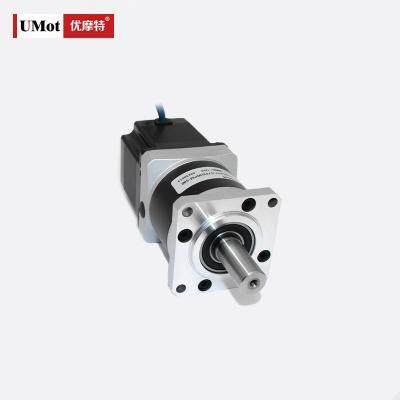 Cina 57*55/ 57*76mm Lunghezza del motore Nema 23 Motore passo-passo con motori a ingranaggi planetari in vendita