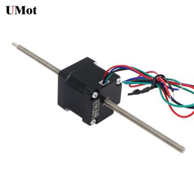 China Actuador lineal con motor de micro paso Nema14 de tipo 35x40mm no cautivo con tornillo de bolas en venta