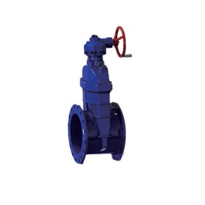 Cina DIN-F4/F5/BS5163 Valvole a saracinesca dell'acqua a passaggio pieno resilienti azionate dal cambio in vendita
