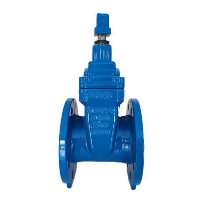China DN50 Rubber Resilient Seated Gate Valve Flanged End for sale