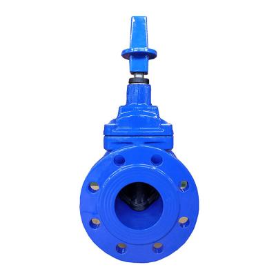 China DN50 Rubber Resilient Seated Gate Valve Flanged End for sale