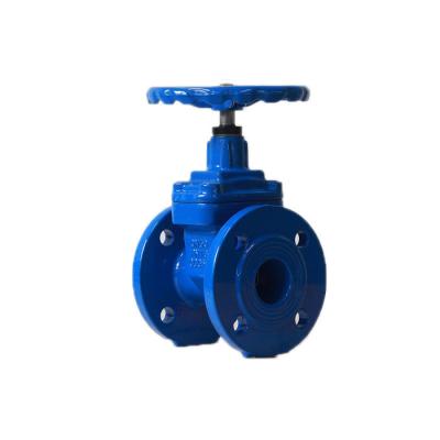 China DN50 Rubber Resilient Seated Gate Valve Flanged End for sale