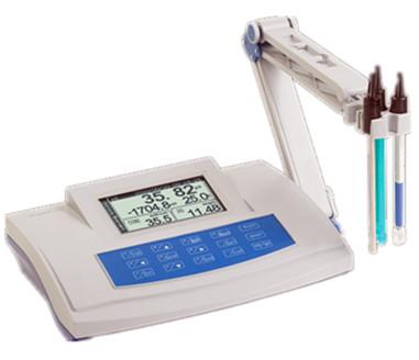 China Benchtop Multiparameter Analyzer Conductivity/ORP/TDS/DO/ISE/pH/pX/℃ Auto Temperature Compensation USB Interface for sale