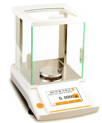 China Analytical Balance 220g/0.1mg internal calibration touch screen panel, CE approval for sale