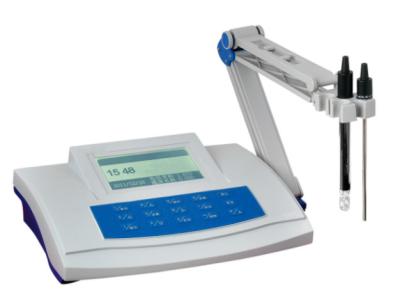 China Benchtop Conductivity/TDS/Salinity Meter GLP Compliance Auto Temperature Compensation CE Approval for sale