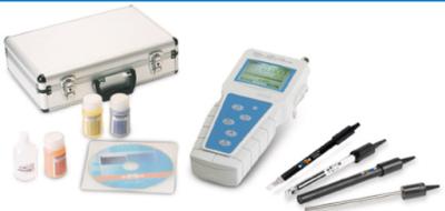 China Portable Multiparameter Meter Conductivity/DO/pH/pX/℃ Measurement GLP Regulation IP65 Housing for sale
