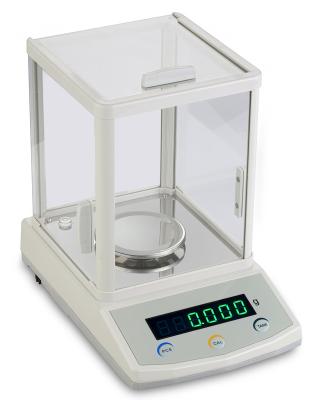 China Top loading precision balance, Loadcell base, 300g/1mg, LED display for sale