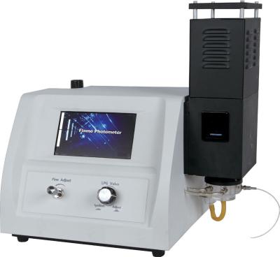 China K,Na,Li,Ca CE approval multi language menu Flame Photometer with touch screen panel for sale