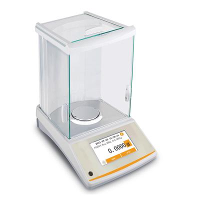 China 4 decimal Ananlytical Balance, 220g/0.1mg, touch screen internal calibration for sale