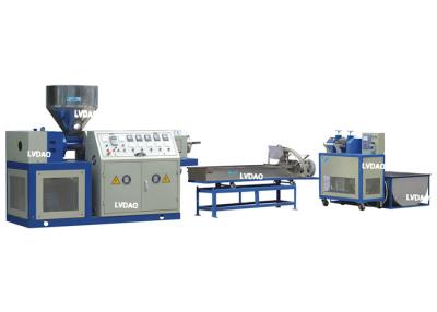 China PE PS Plastic Recycling Equipment Color Master Batch Pelletizing Line LDE for sale