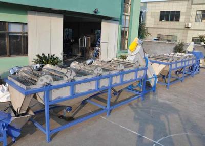Cina plastica della rondella di attrito 11kw che ricicla la linea kg/h pp POM di lavaggio di capacità 150-200 in vendita