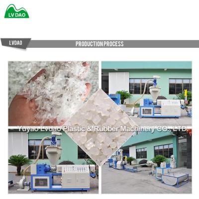 Cina 180kg/H macchina di plastica di pelletizzazione dell'ANIMALE DOMESTICO 37kw in vendita