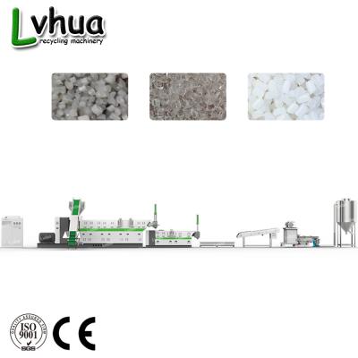 중국 장비 아BS PE PP LDD 73 R/Min 최대 산출 450kg/H를 재생하는 두 배 단계 플라스틱 판매용
