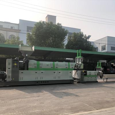 中国 装置のABS PE PP LDD 73 R/Minの最大出力450kg/Hをリサイクルする二重段階のプラスチック 販売のため