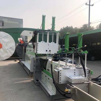 中国 装置のABS PE PP LDD 73 R/Minの最大出力450kg/Hをリサイクルする二重段階のプラスチック 販売のため