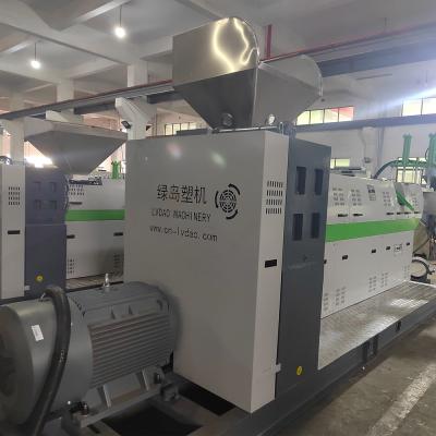 China Feeding Forced Plastic Recycling Equipment Pressing Granulation Integration for sale