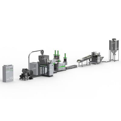 China Single Screw 90kw Pp Recycling Machine For Dry / Wet Film for sale