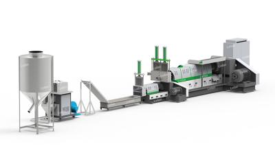 Cina macchina di riciclaggio di plastica del granulatore del film del PE di 200kg/h pp in vendita