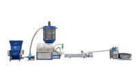 China Single Screw Plastic Recycling Machine Granulating Recycling Machine 55Kw / 15Kw for sale