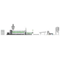 China Power 55 - 75kw PP Plastic Recycling Machine Plastic Granulation Production Line for sale