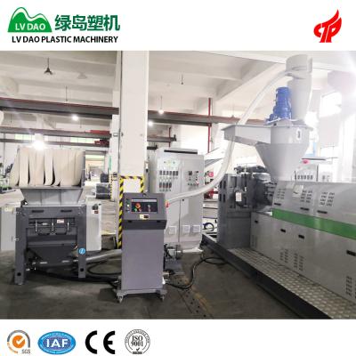 Cina Plastica del film del PE dei pp che ricicla attrezzatura con due il diametro della vite delle fasi 130mm-120mm in vendita