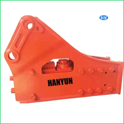 China Medium Solid Rock Hammer Excavator Hydraulic Breakers 135mm Chisels Digging Holes for sale