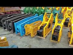Mijnbouw Uithakkend Backhoe van Graafwerktuigrock breaker 7-14T Metallurgische Rotshamer