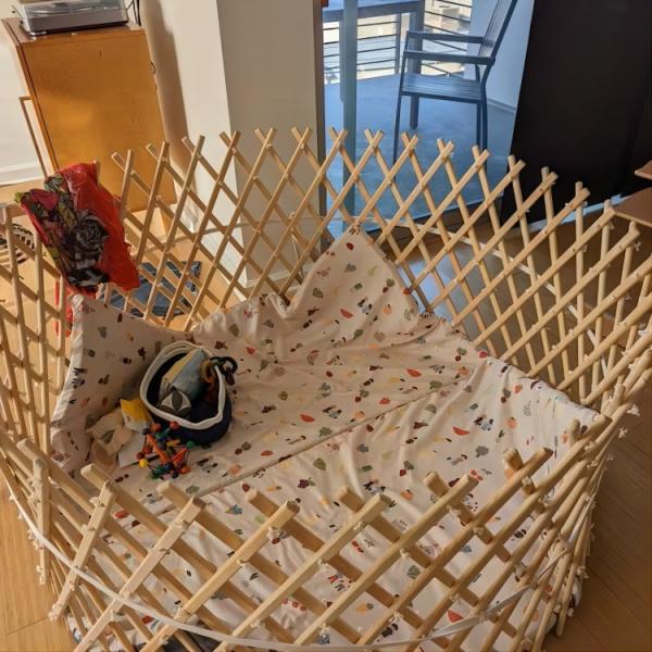 Quality Eco Friendly Large Baby Playpen of Wood for Montessori Learning Sturdy Foldable for sale