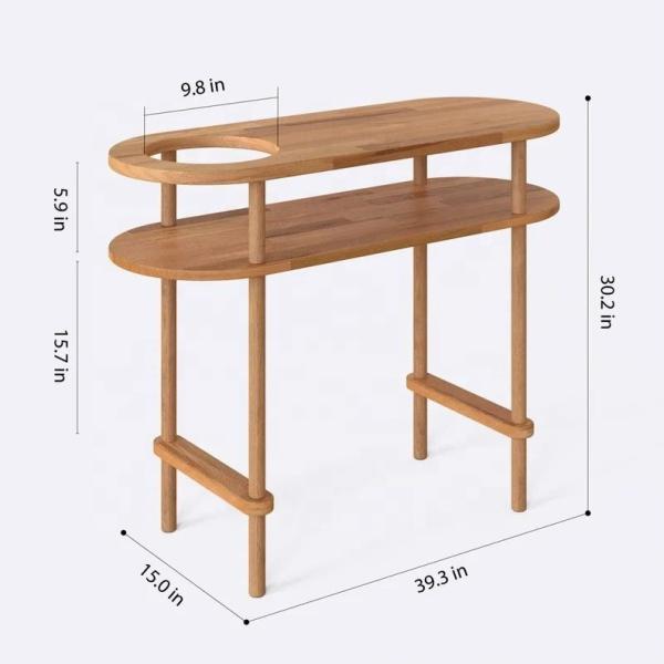 Quality Console Sofa Solid Wood Nature Console Table for Bathroom Entrance Table Hallway for sale