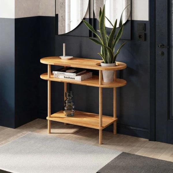 Quality Specific CONSOLE TABLE Solid Wood Nature Table for Customization Home Entrance for sale