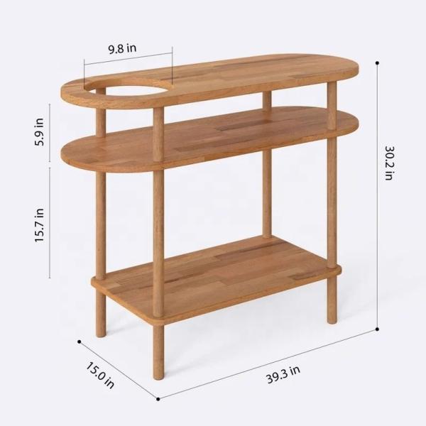Quality Specific CONSOLE TABLE Solid Wood Nature Table for Customization Home Entrance for sale