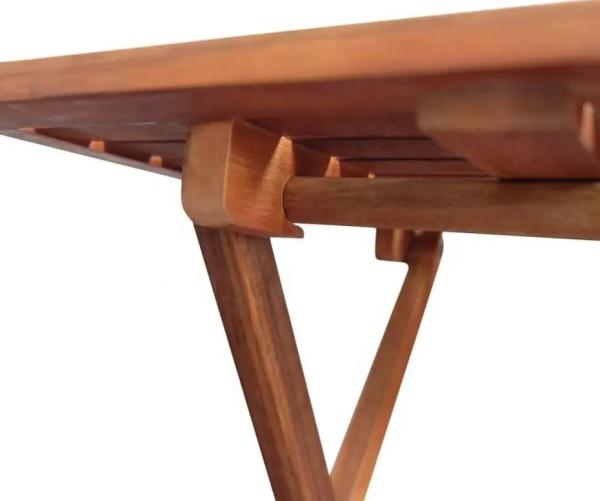 Quality Picnic Solid Wood Frame Folding Garden Table for Outdoor Coffee Tea Drinks and for sale
