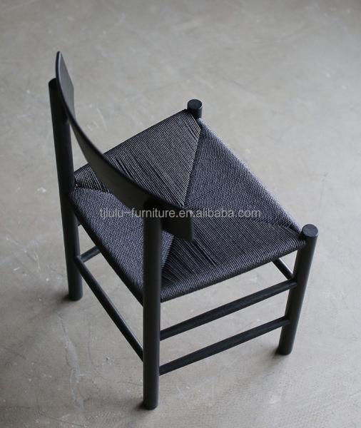 Quality Solid Wood Low Round Back Dining Chair Rattan Chair with Modern and Traditional for sale