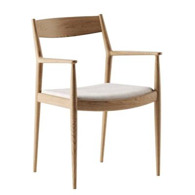 China Restaurant Hout Eetkamer Armstoel Mid Century Modern Design Solid Hout Postverpakking Y Te koop
