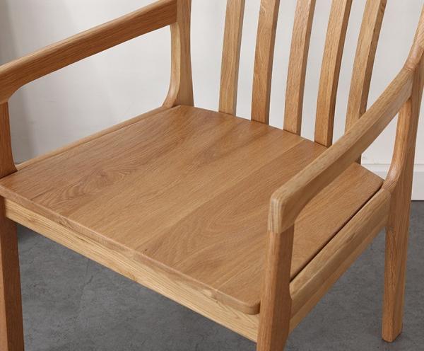 Quality Modern Restaurant Hotel Fabric Wooden Armrest Chair Upholstered Wood Dining for sale