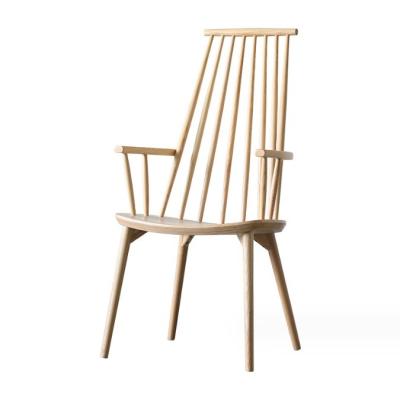 China Customization Modern Wooden Armrest Fabric Dining Chair for Top Quantity in Restaurants and Hotels for sale