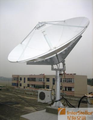 China 2.4m ku Band Rx Tx Satellite Antenna / 2.4m ku Band Rx Tx Dish for sale