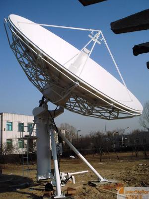China 7.3m C / Ku band earth station antenna /satellite communication antenna for sale