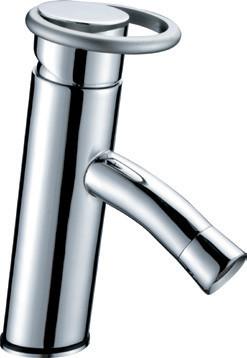 China Grifo de cerámica contemporáneo del mezclador del lavabo/grifos automáticos del golpecito del lavabo de Pasillo que hacen compras en venta