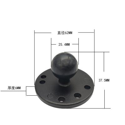 Cina supporto universale del telefono della bici di 61mm, supporto della palla del doppio di 0.03KGS RoHS in vendita