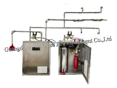 Cina Sistema di soppressione del fuoco per cucina commerciale per incendi a olio commestibile in vendita