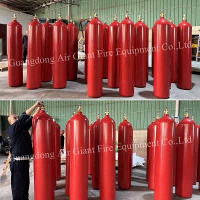 China Inert Gas Argon IG55 Fire Extinguishing System Cylinder For Computer Room for sale