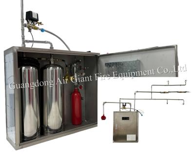 China Double Bottles Automatic Protection Commercial Kitchen Fire Suppression System For Restaurant Hotel Fire Fight for sale