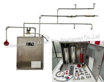 China Fully Automatic Commercial Kitchen Hood Fire Suppression System for sale