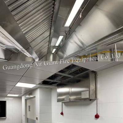 China Double Bottles Automatic Protection Commercial Kitchen Hood Fire Suppression System For Restaurant Hotel Fire Fight for sale