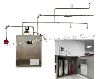 China Single Bottles Automatic Protection Restaurant Fire Suppression System For Hotel Fire Fight for sale